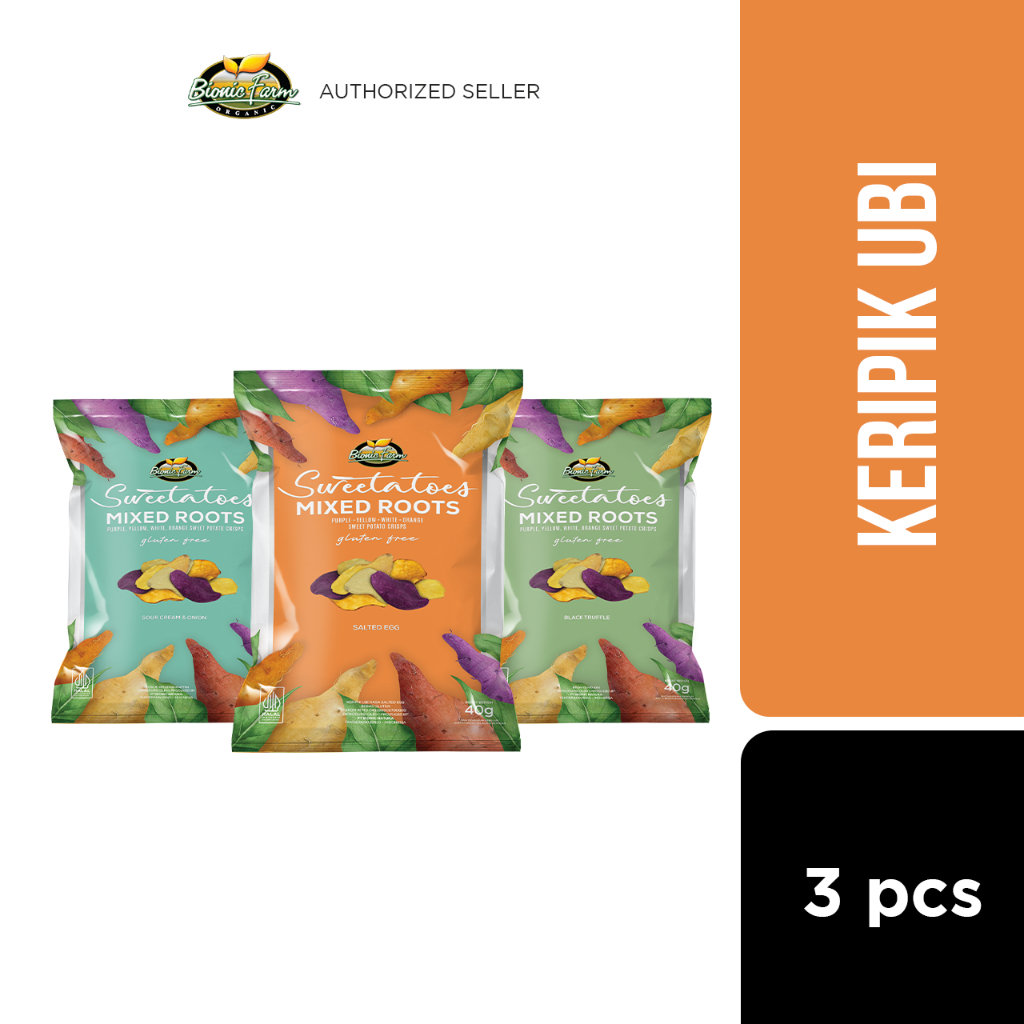 Jual New Year Best Deal | Bionic Farm Sweetatoes Trio Mixed Chips ...
