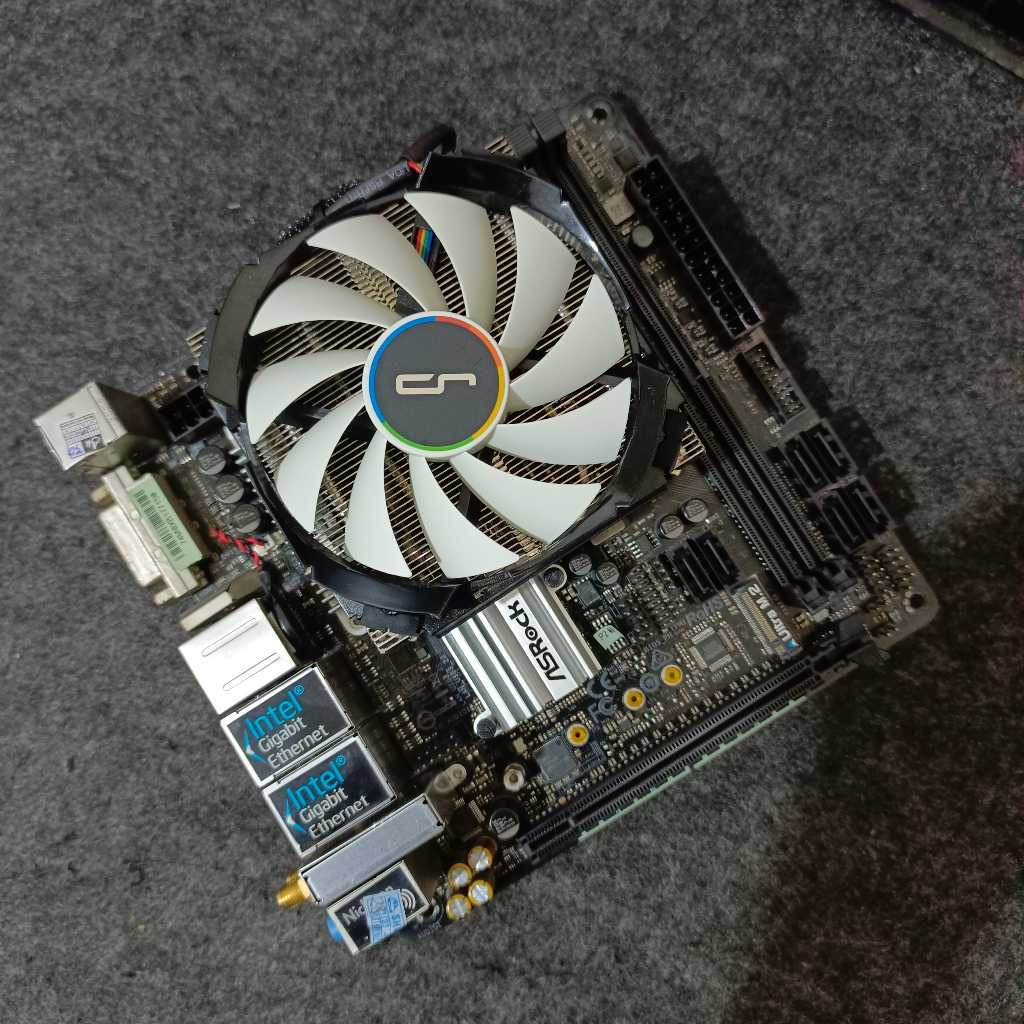 Jual Paket Intel CPU Motherboard Mini ITX Siap Rakit Mini | Shopee ...