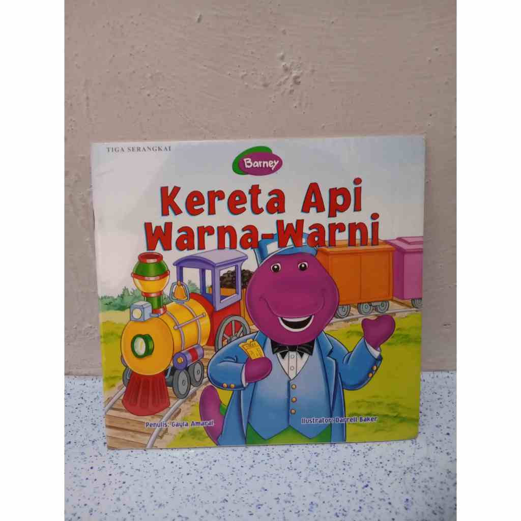 Jual BUKU BARNEY KERETA API WARNA-WARNI | Shopee Indonesia