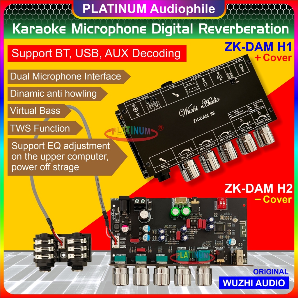 Jual Karaoke Microphone Reverberation modul Digital Echo Professional ...