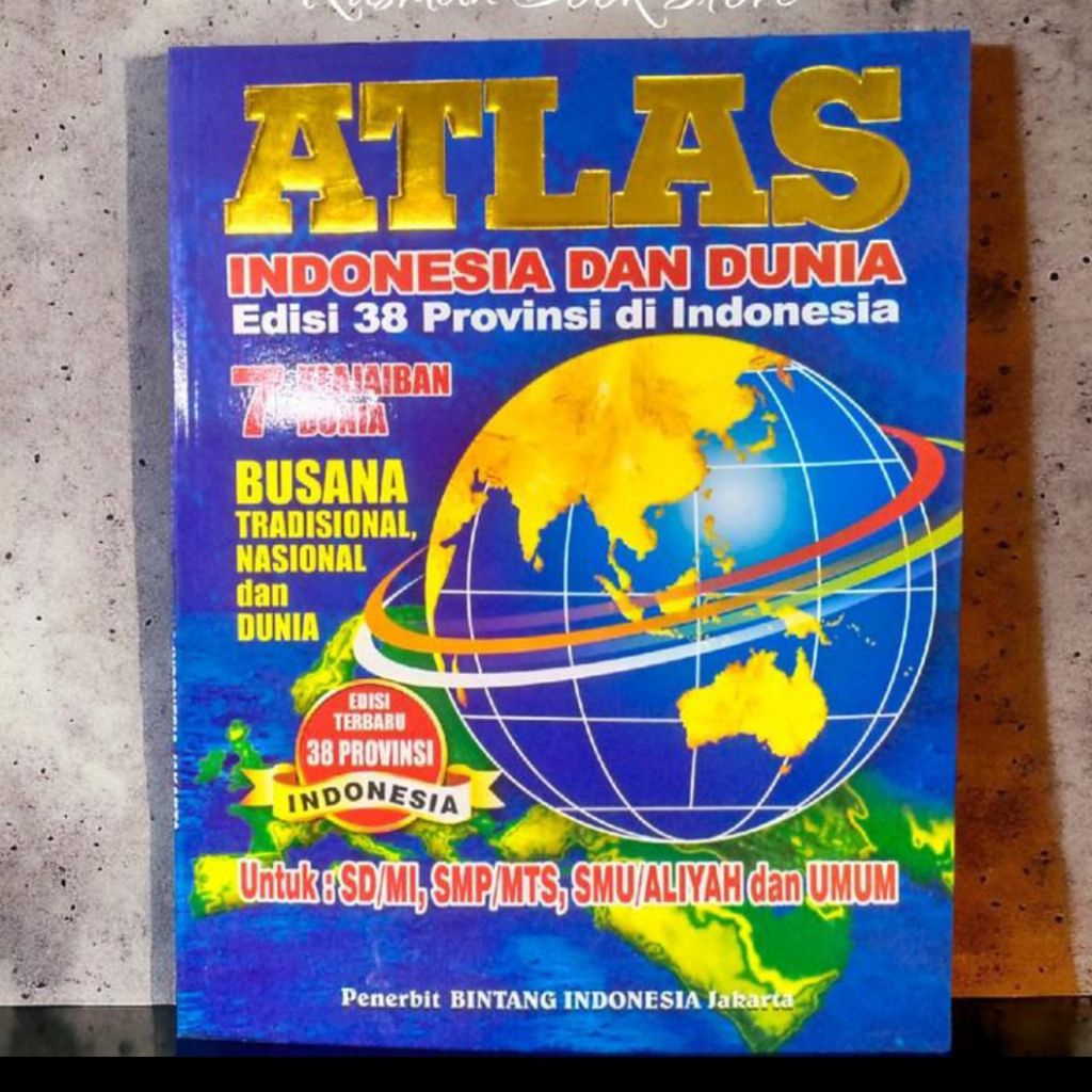 Jual Buku Atlas Indonesia Dan Dunia, Buku Belajar Sekolah | Shopee ...