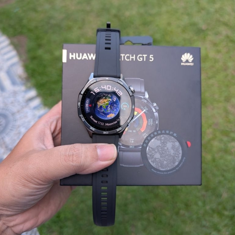 Jual Huawei watch gt 5 hitam | Shopee Indonesia