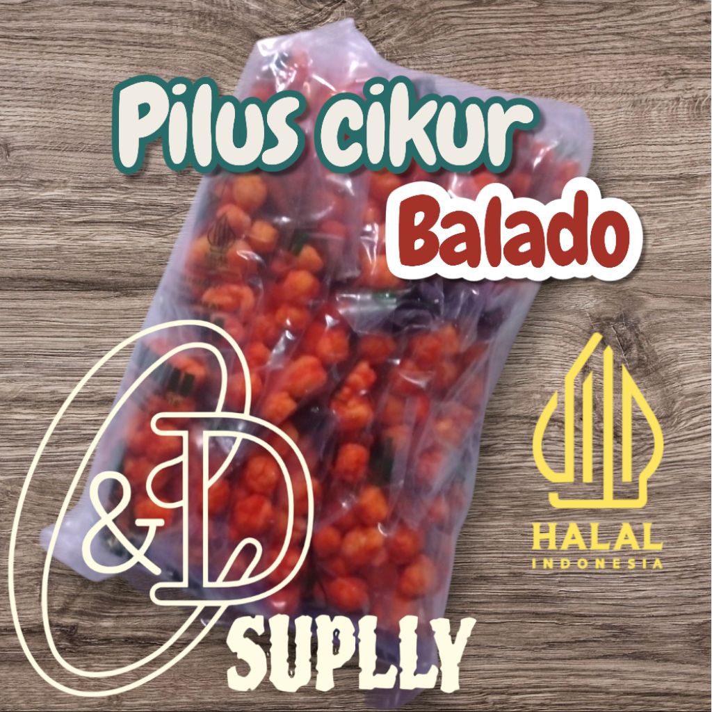 Jual pilus cikur rasa balado kemasan 1 pack iso 20 pcs | Shopee Indonesia