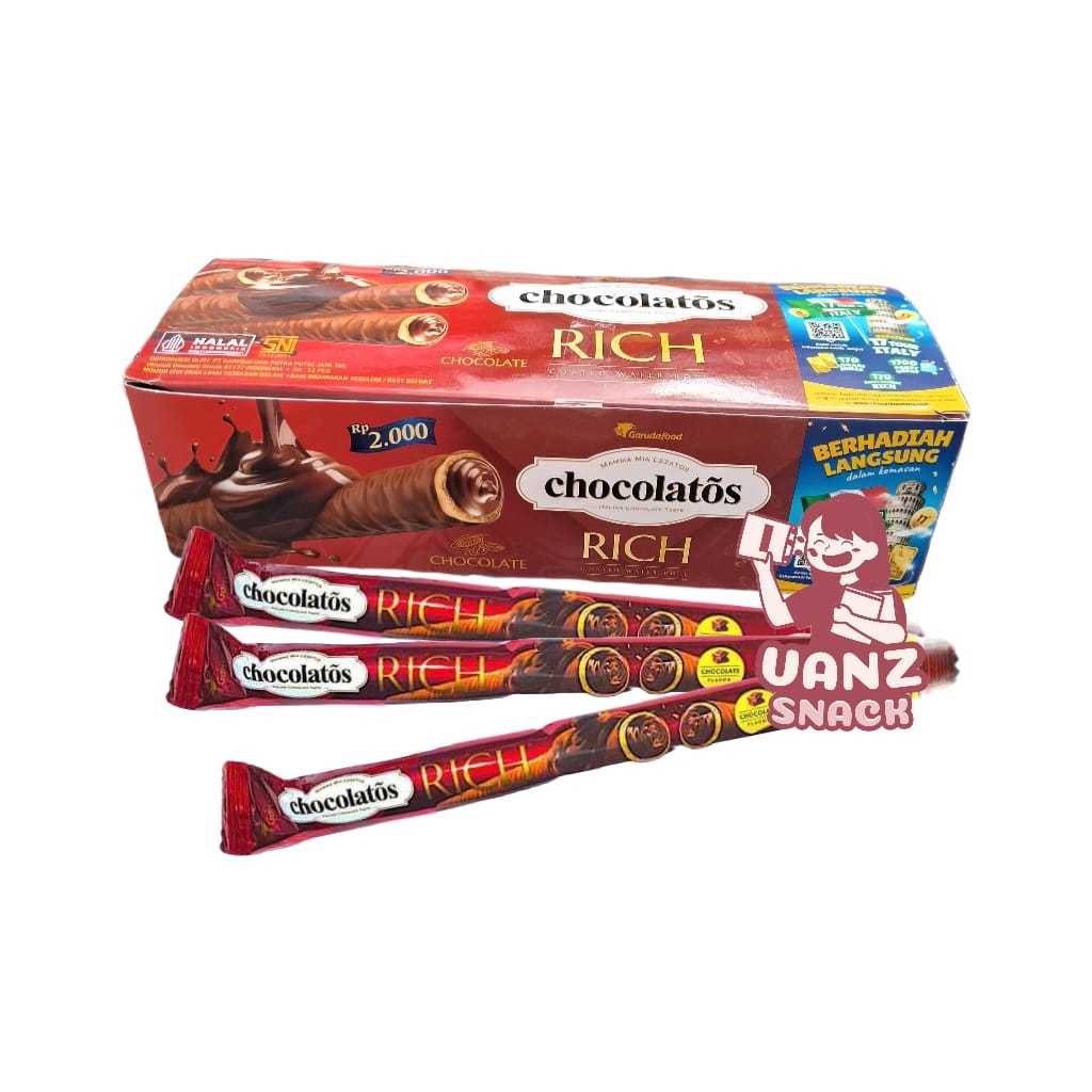 Jual Chocolatos Rich Box isi 12 pcs X 19 gr | Shopee Indonesia