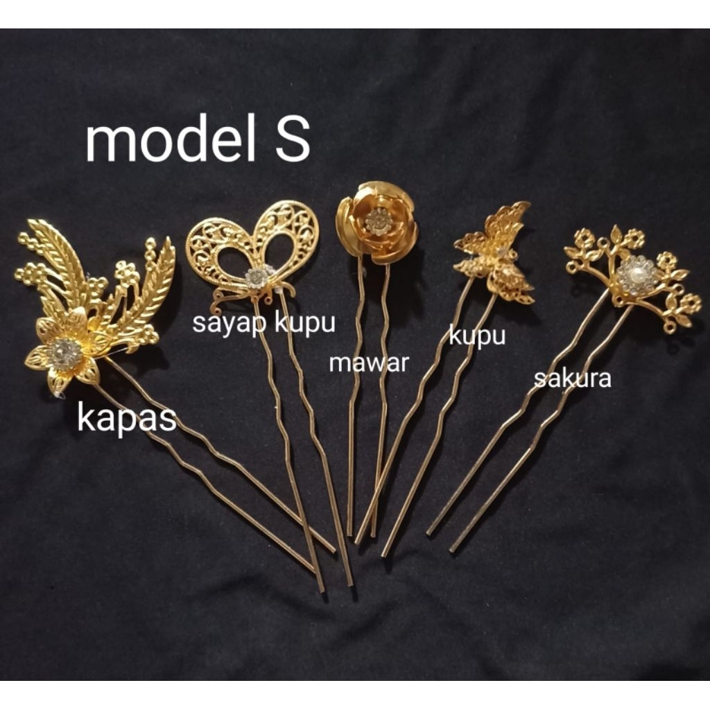Jual Tusuk Konde Modern / Tusuk Konde Kekinian Model Sedang | Shopee ...