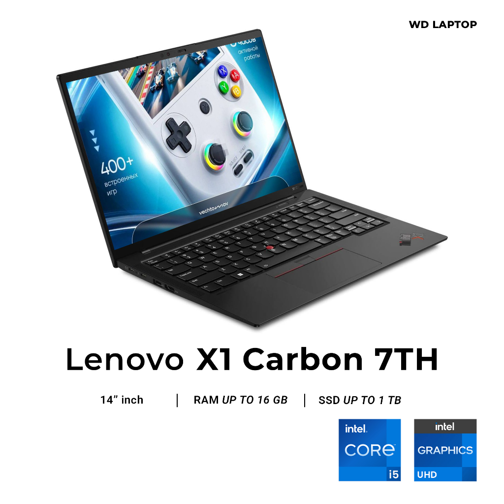 Jual Laptop Lenovo Thinkpad X1 Carbon 7th intel Core i5 Gen 8 RAM 8 GB ...
