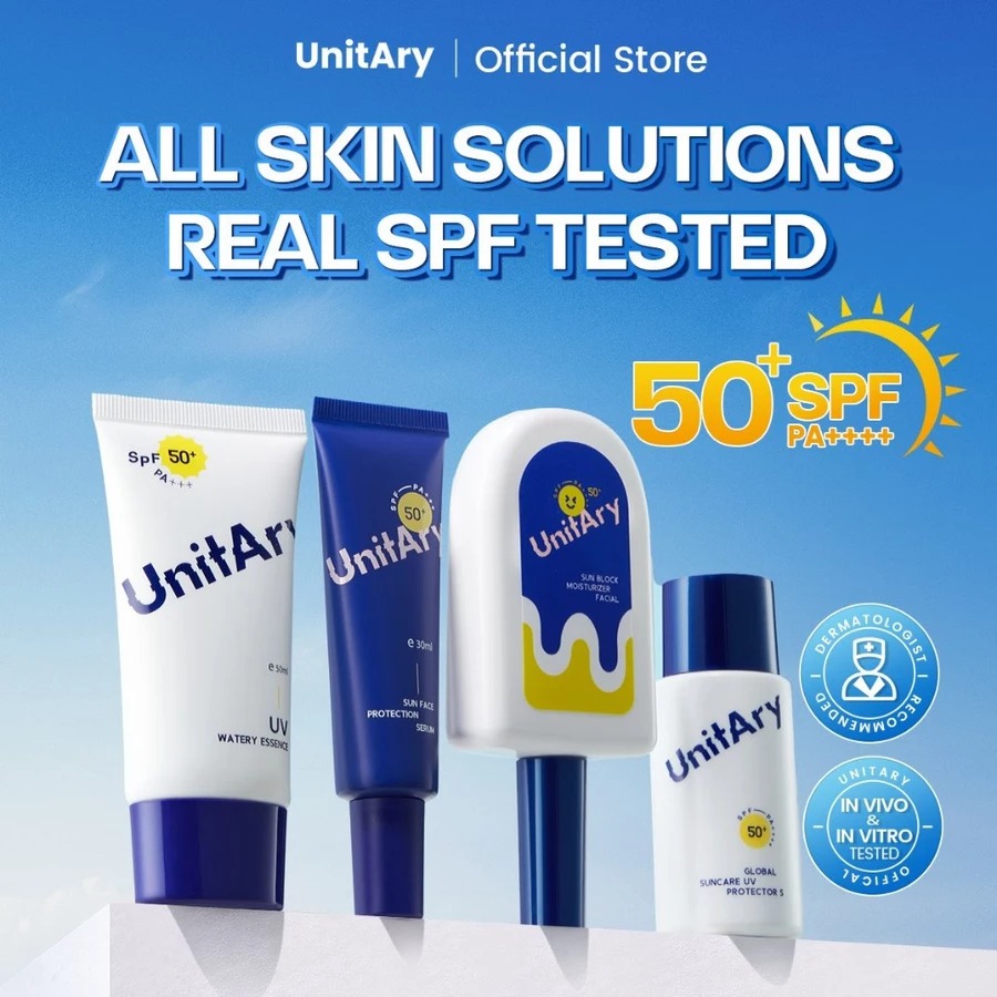 Jual UNITARY Sunscreen All Skin Solutions SPF50 PA++++ | Shopee Indonesia