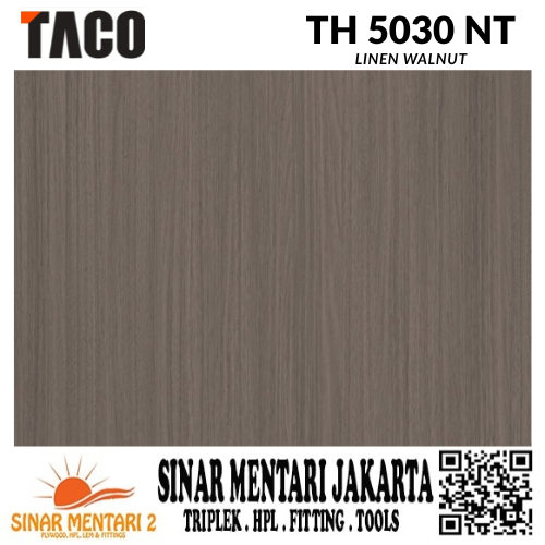 Jual TACO HPL WOODGRAIN TH 5030 NT LINEN WALNUT | Shopee Indonesia