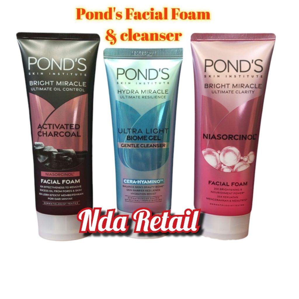 Jual Ponds Facial Foam Cleanser Pencuci Wajah100gr | Shopee Indonesia
