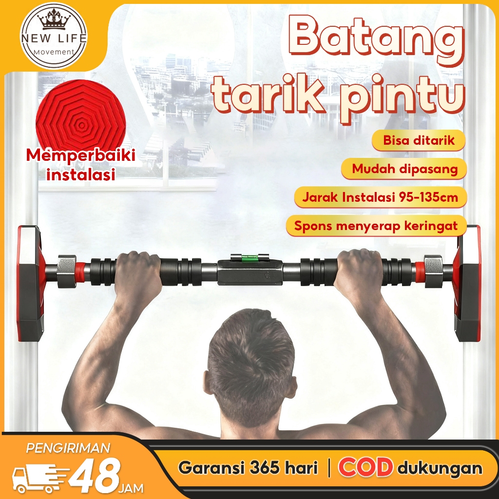 Jual Bar Pull UP bar Adjustable Door Pull up Bar | Alat Olahraga Rumah ...