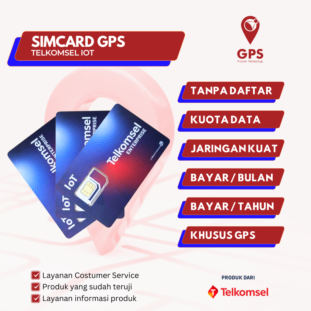 Jual SimCard Kartu GPS Tracker IOT Telkomsel / Kartu GPS Tracker ...