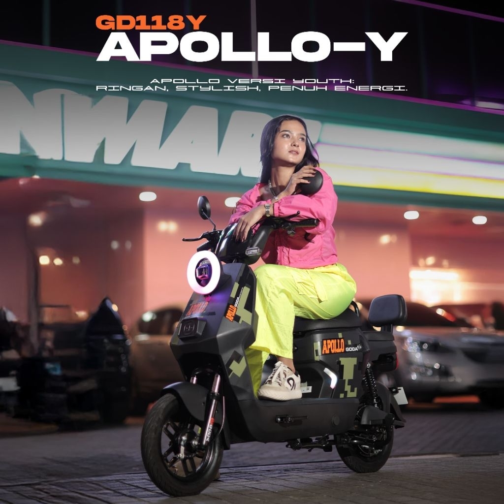 Jual sepeda listrik goda apollo-y / gd 118Y | Shopee Indonesia