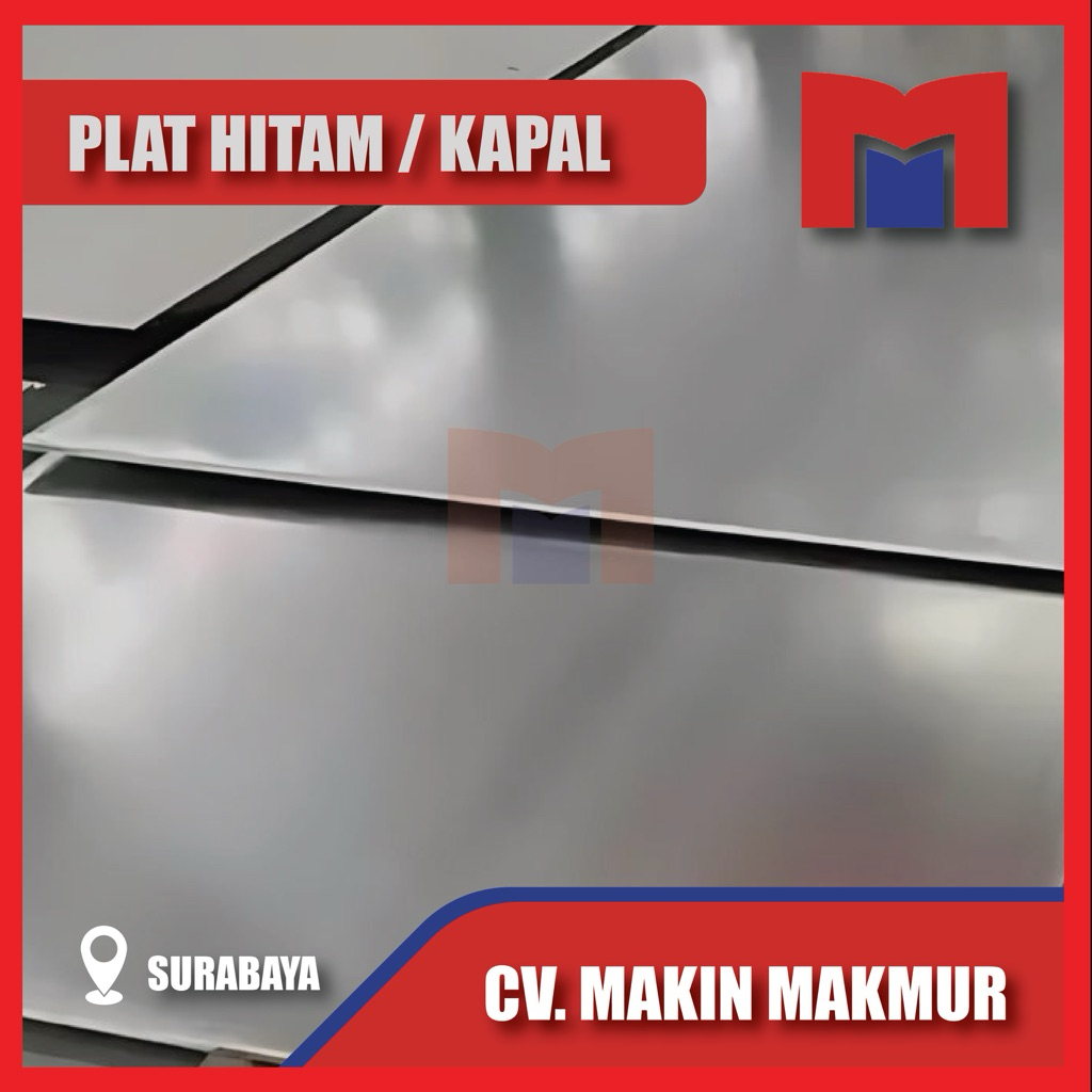 Jual PLAT BESI / PLAT HITAM SNI 4,8mm x 4ft x 8ft (1200 x 2400 ...