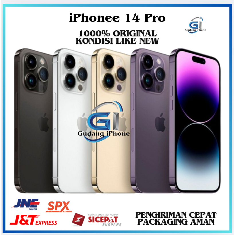 Jual PROMO IP 14 PRO 128GB 256GB 100% ORIGINAL SECOND APPLE / KONDISI ...