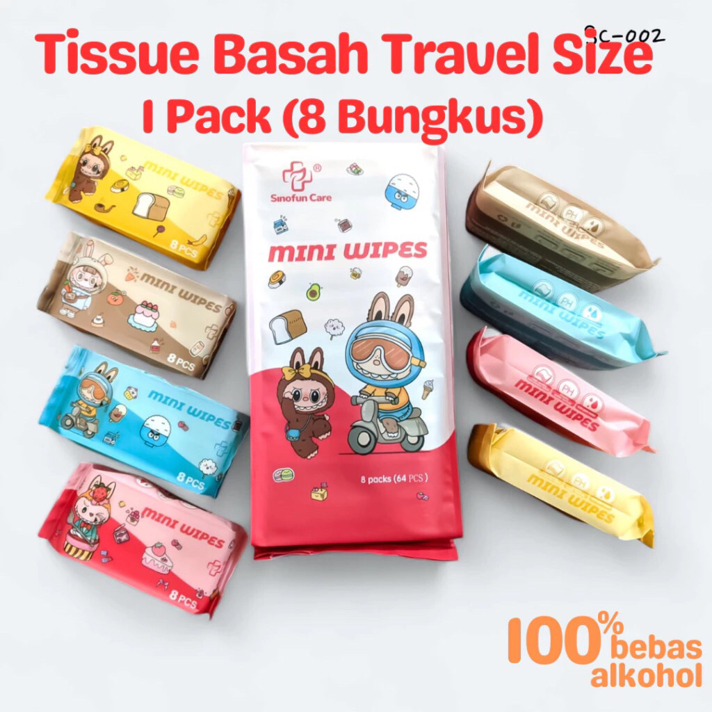 Jual TISSUE BASAH MINI LABUBU ISI 8 PACK | Shopee Indonesia