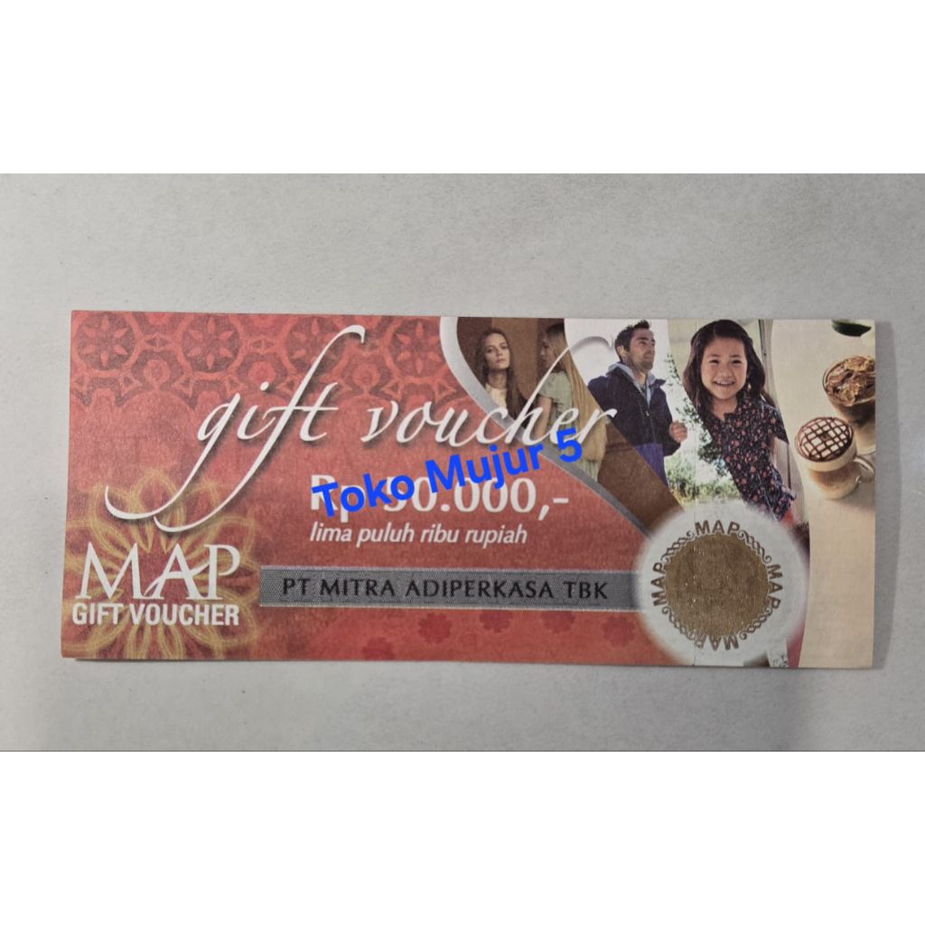 Jual BACA DESKRIPSI Voucher MAP 50.000 / 100.000 BACA DESKRIPSI ...