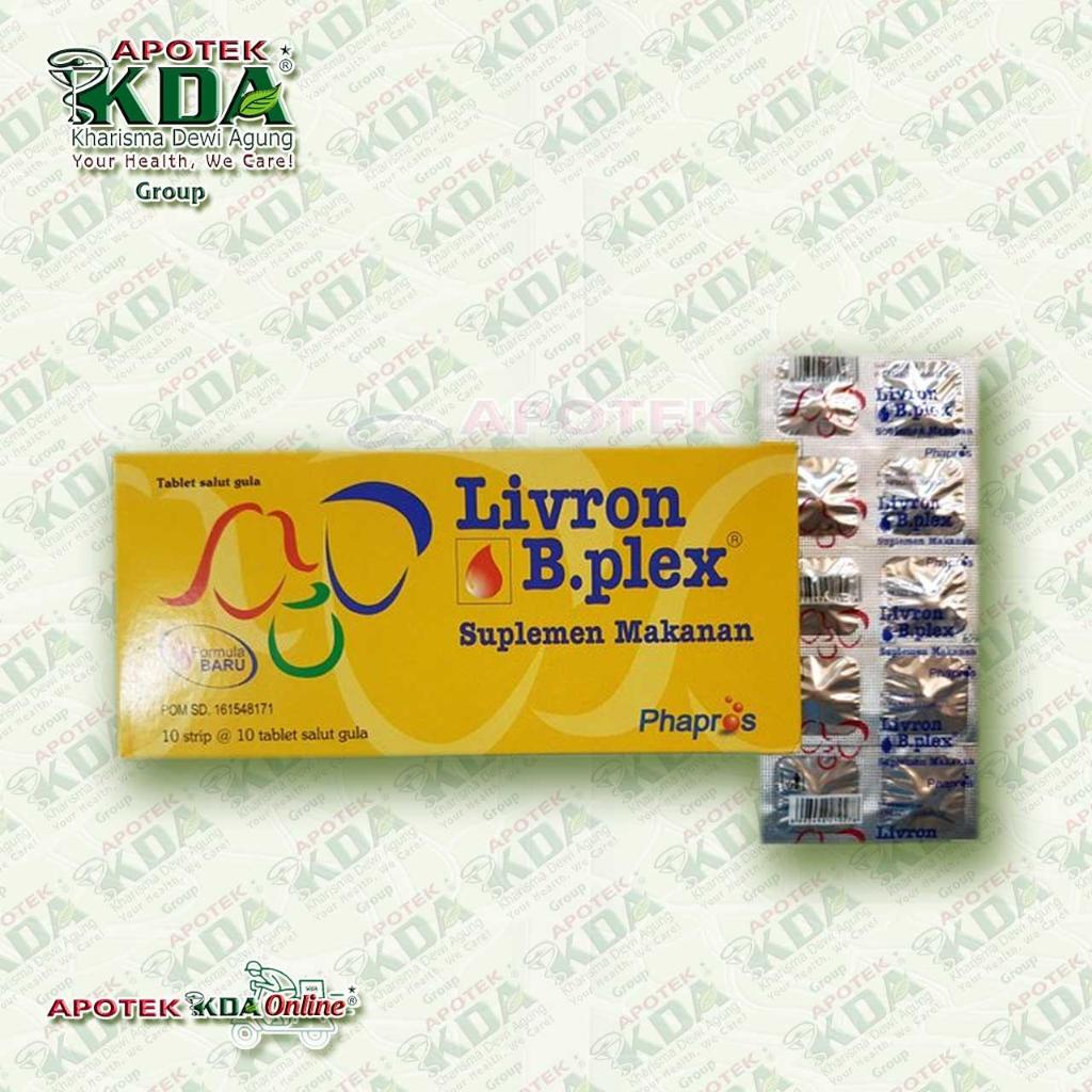 Jual LIVRON B PLEX 1 STRIP 10 TABLET | Shopee Indonesia