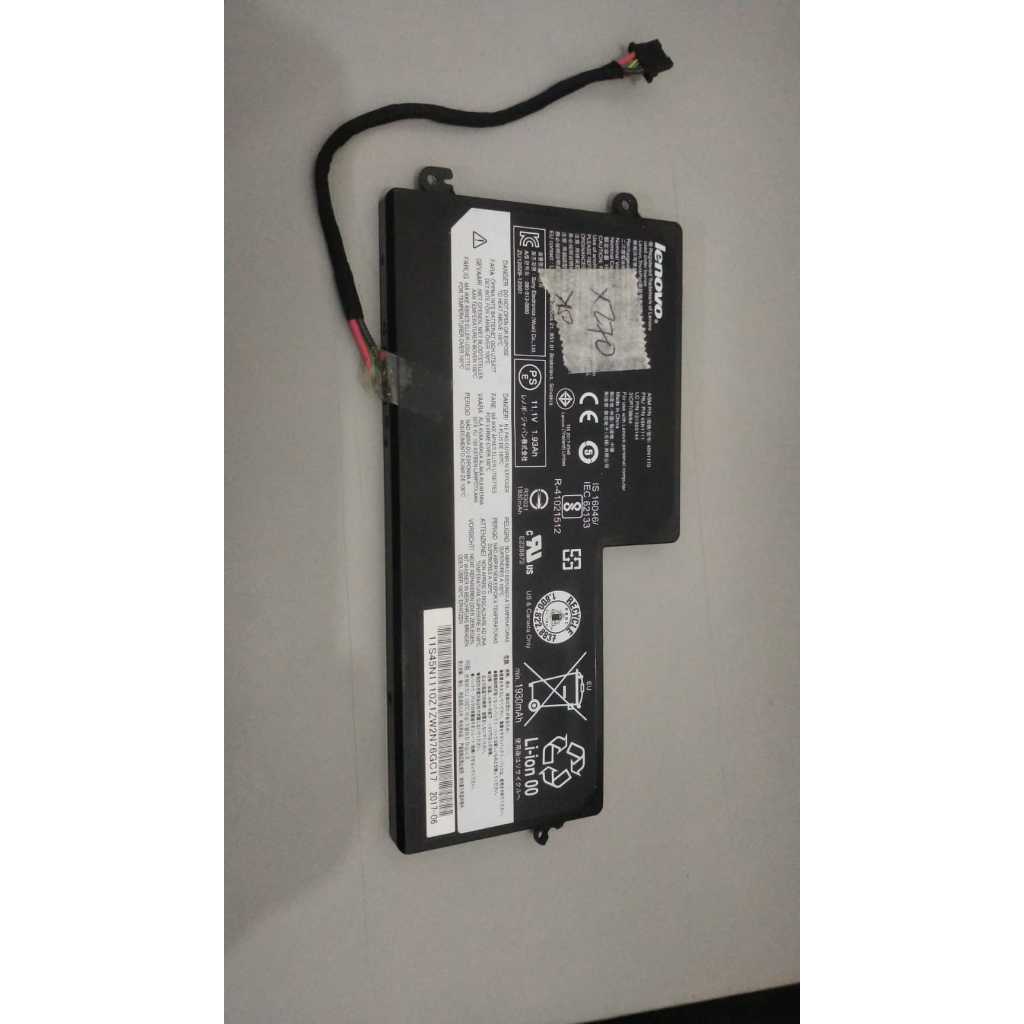 Jual BATERAI INTERNAl THINKPAD X270 ORIGINAL | Shopee Indonesia