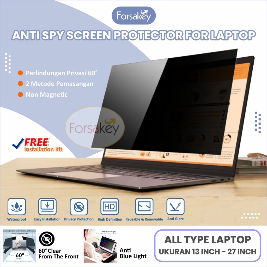 Jual Anti Spy Laptop Leptop PC Monitor 27 24 22 21.5 19.5 17 16 13 13.3 ...