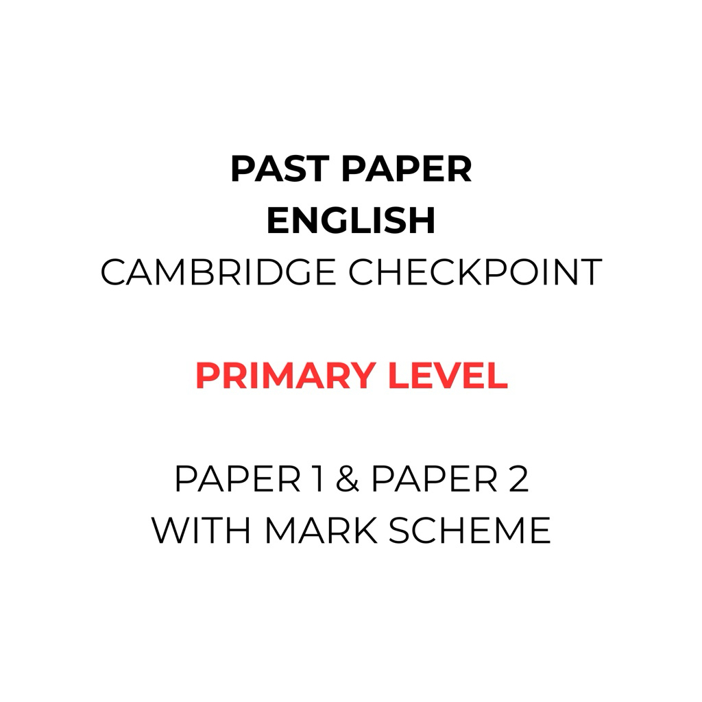 Jual English Cambridge Checkpoint Primary | PP | Shopee Indonesia