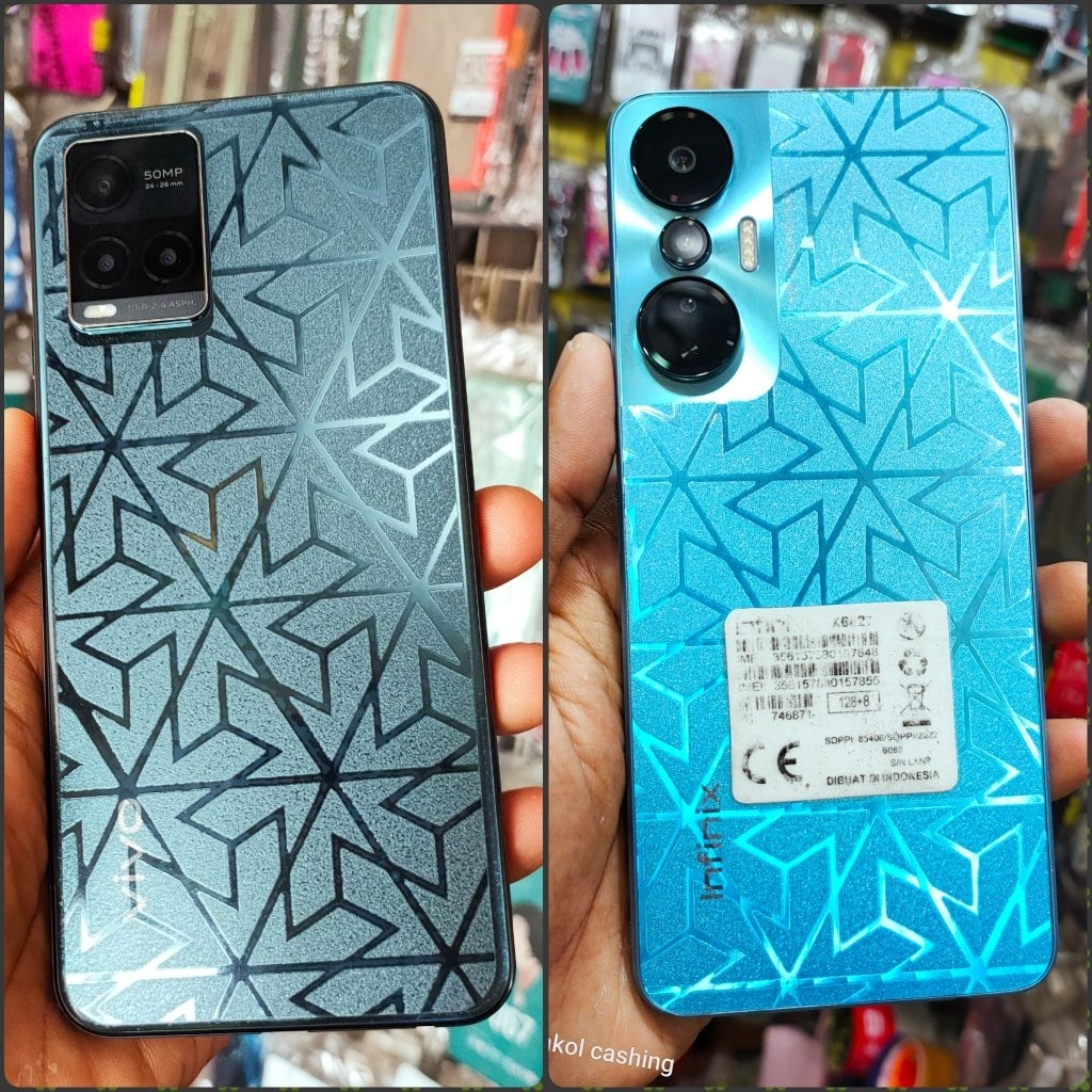 Jual Garskin Motif Bunga Salju Oppo A5 2025, A5i, A5X, A5 Pro, A6 Pro ...