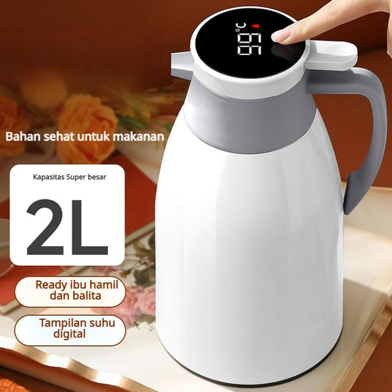 Jual Thermos Kettle Portable Kapasitas Ekstra Besar Terisolasi Ketel ...