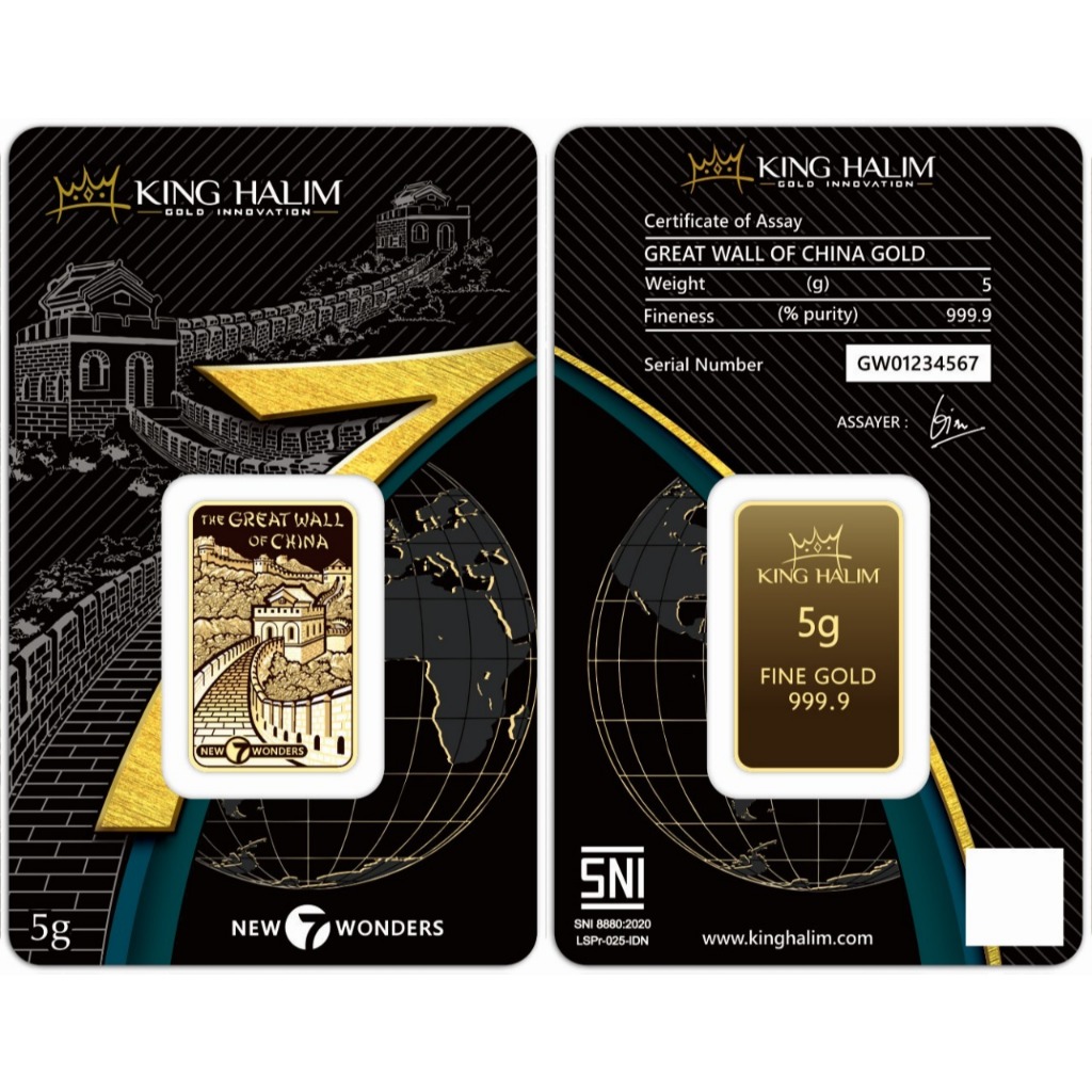 Jual LOGAM MULIA EMAS KING HALIM 10GR - GREAT WALL OF CHINA | Shopee ...
