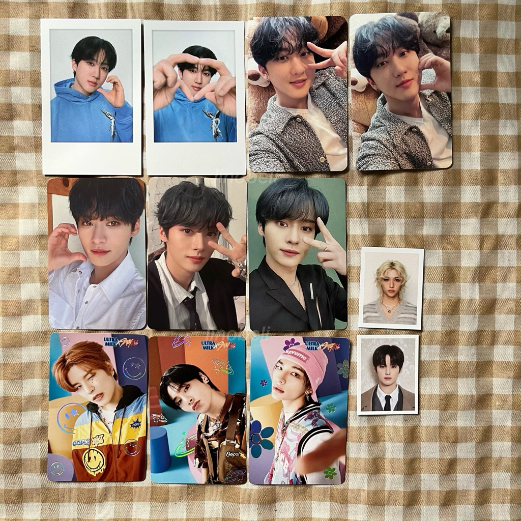 Jual stray kids skz photocard id lee know changbin hyunjin seungmin ...