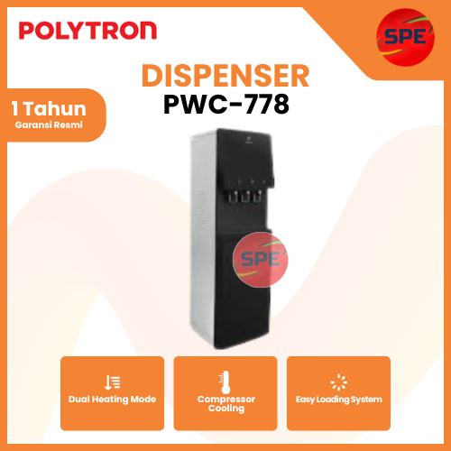 Jual POLYTRON PWC778 Dispenser Air Galon Bawah Kompresor PWC 778 ...