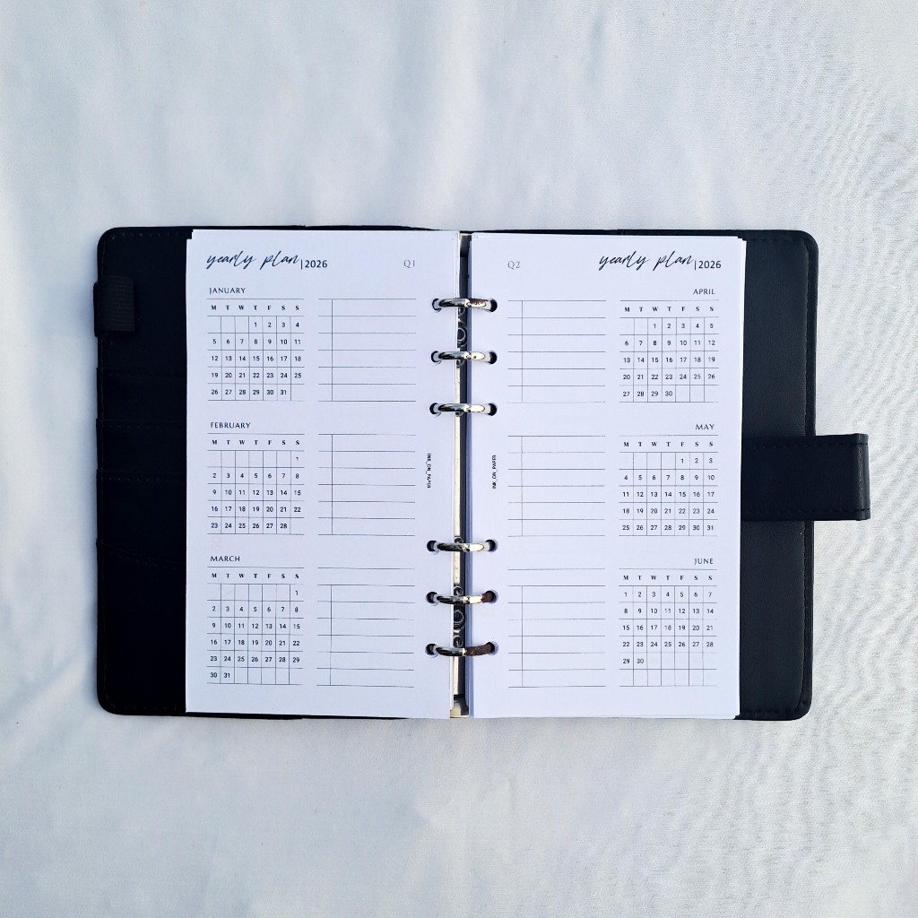 Jual A6 - Planner 2026, Quarterly Plan/Yearly Planner 2026 by INK_ON ...