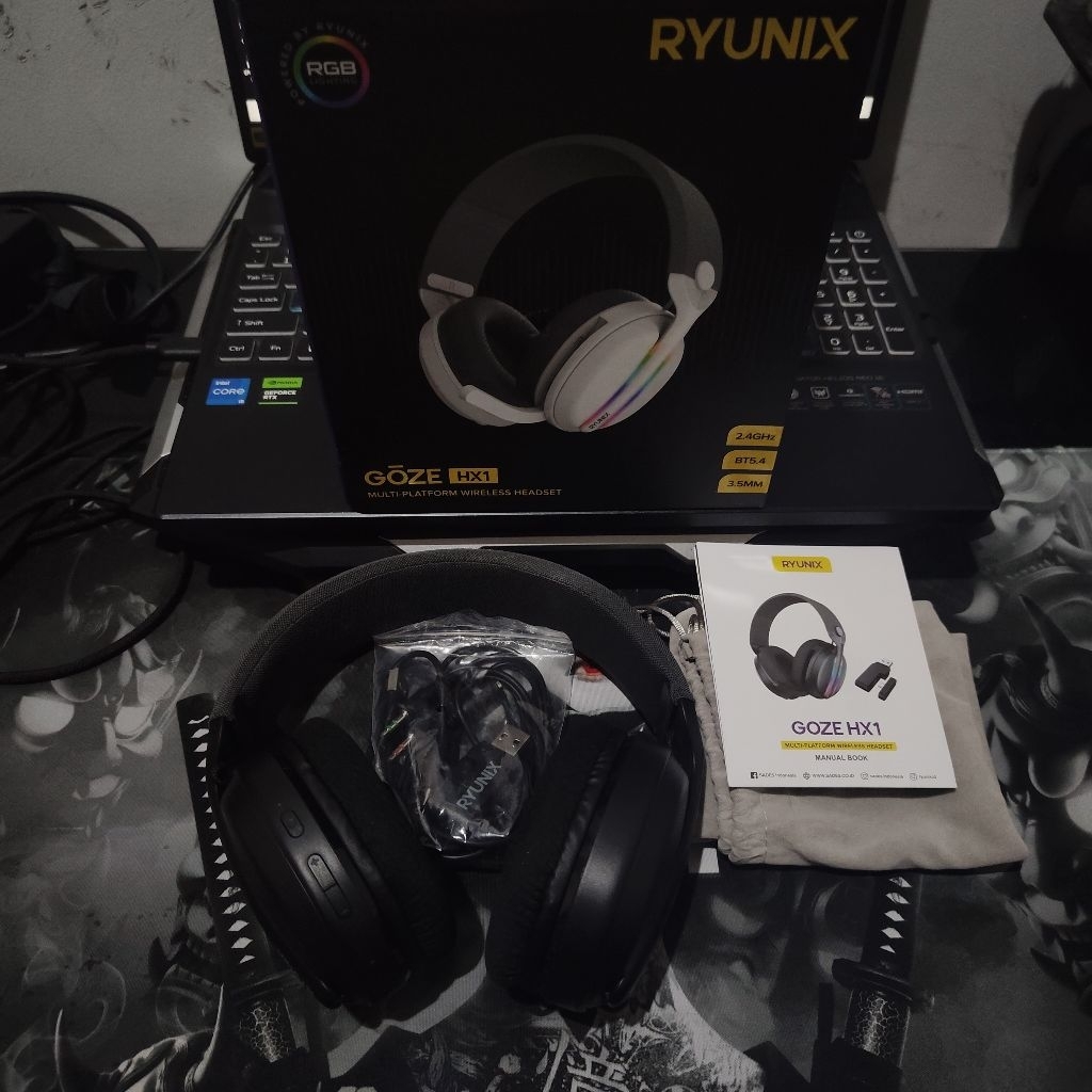 Jual Sades Ryunix HX1 / HX-1 Goze Headset Gaming Wireless Bluetooth ...