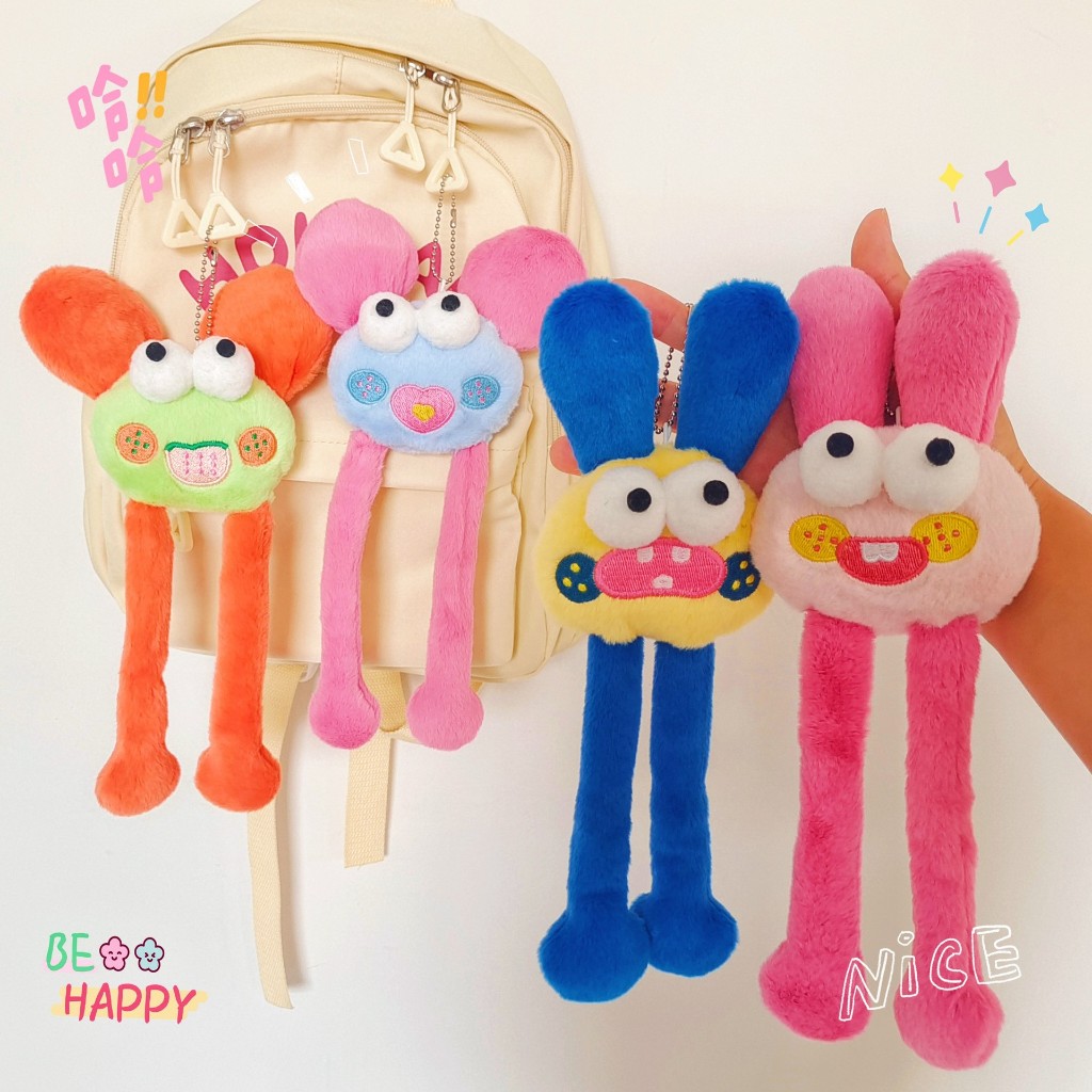Jual Keychain Pull Out Cartoon Plush Doll - Gantungan Kunci Bisa ...