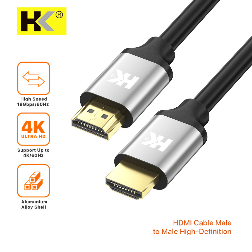 Jual HK Kabel HDMI 2.0 4K UHD High Speed Quality Dynamic Round Cable ...