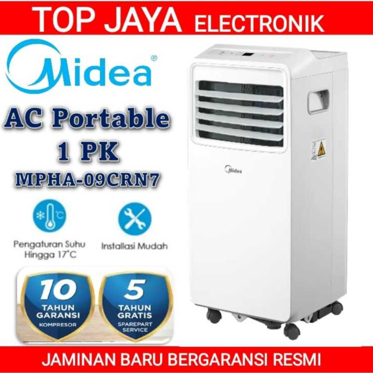 Jual AC PORTABLE MIDEA 1PK MPHA-09CRN7/AC PORTABLE 1 PK MIDEA NEW ...