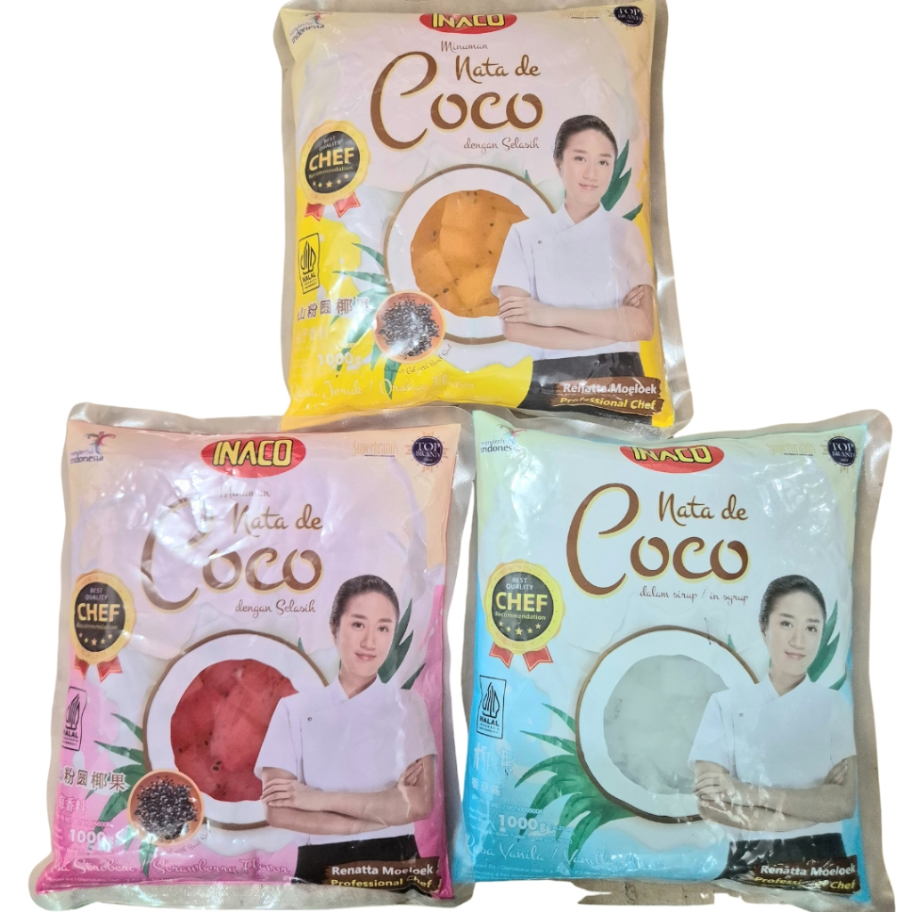 Jual INACO NATA DE COCO DALAM SIRUP ALL VARIAN 1000 g | Shopee Indonesia