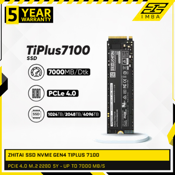 Jual ZHITAI SSD NVME GEN4 TIPLUS 7100 50GB/1TB/2TB/4TB PCIE 4.0 M.2 ...