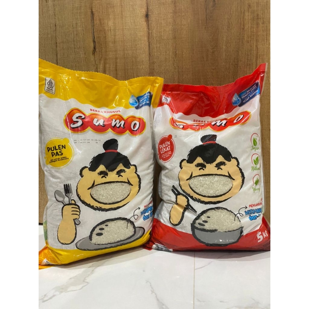 Jual BERAS SUMO KUNING DAN SUMO MERAH 5 KG (BARANG READY SIAP KRIIM DAN ...