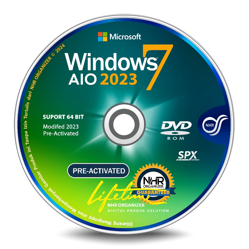 Jual DVD Windows® 7 2023 | ALL IN ONE | 64 Bit | Pre-activated | Shopee ...