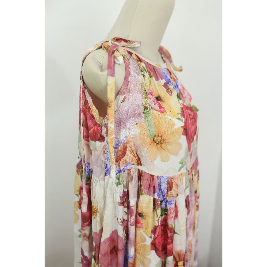 Jual Dress Sexy Tali Panjang,Overall Dress Pantai motip bunga rayon ...