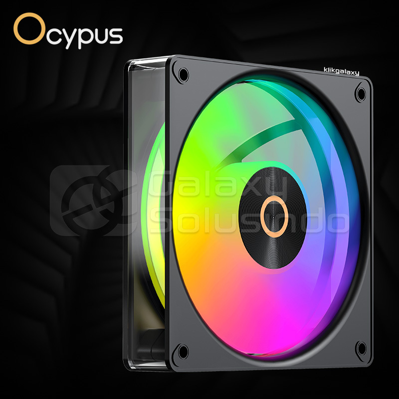 Jual OCYPUS GAMMA F12 Elite Black ARGB REVERSE BLADE 120mm Fan Case ...