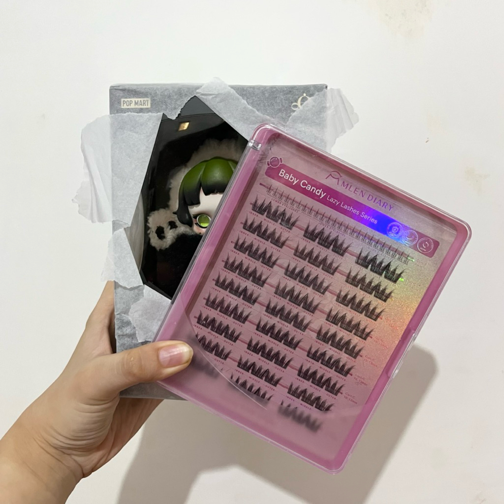 Jual POPMART FAKE LASHES SKULLPANDA LAZY PANDA PLUSH ORI 100% | Shopee ...