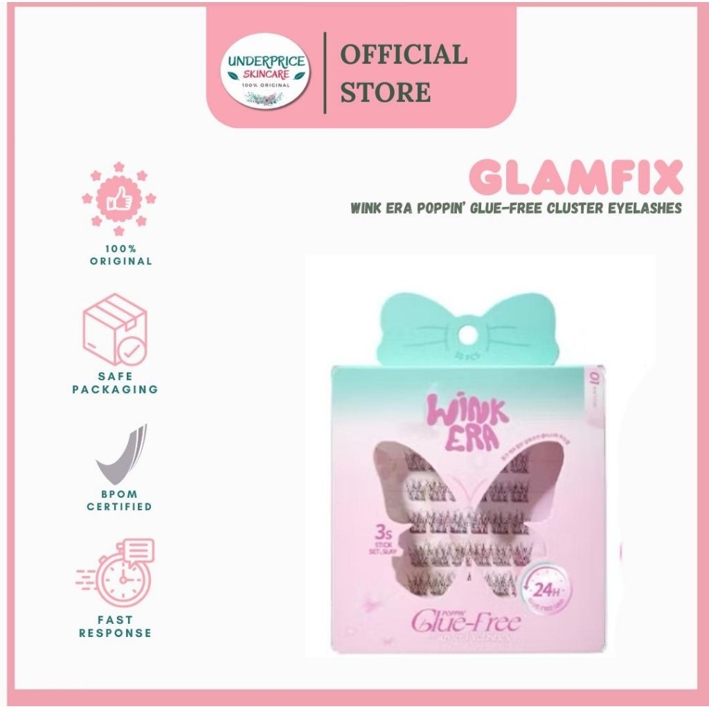 Jual Glamfix Wink Era Poppin Glue Free | Shopee Indonesia