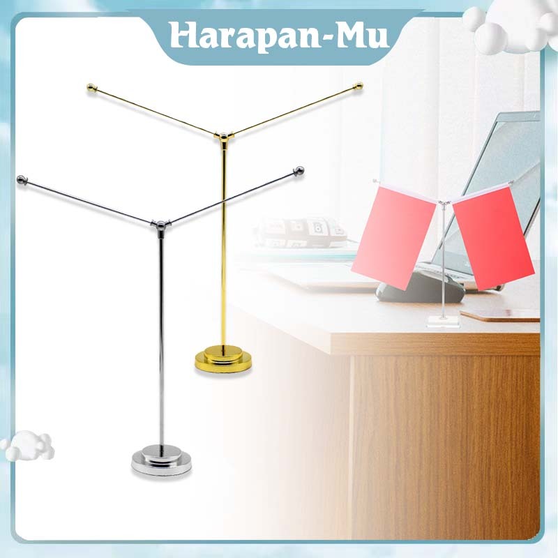 Jual Stand Bendera Meja / Stand Tiang Bendera Meja Model Y / Stainless ...