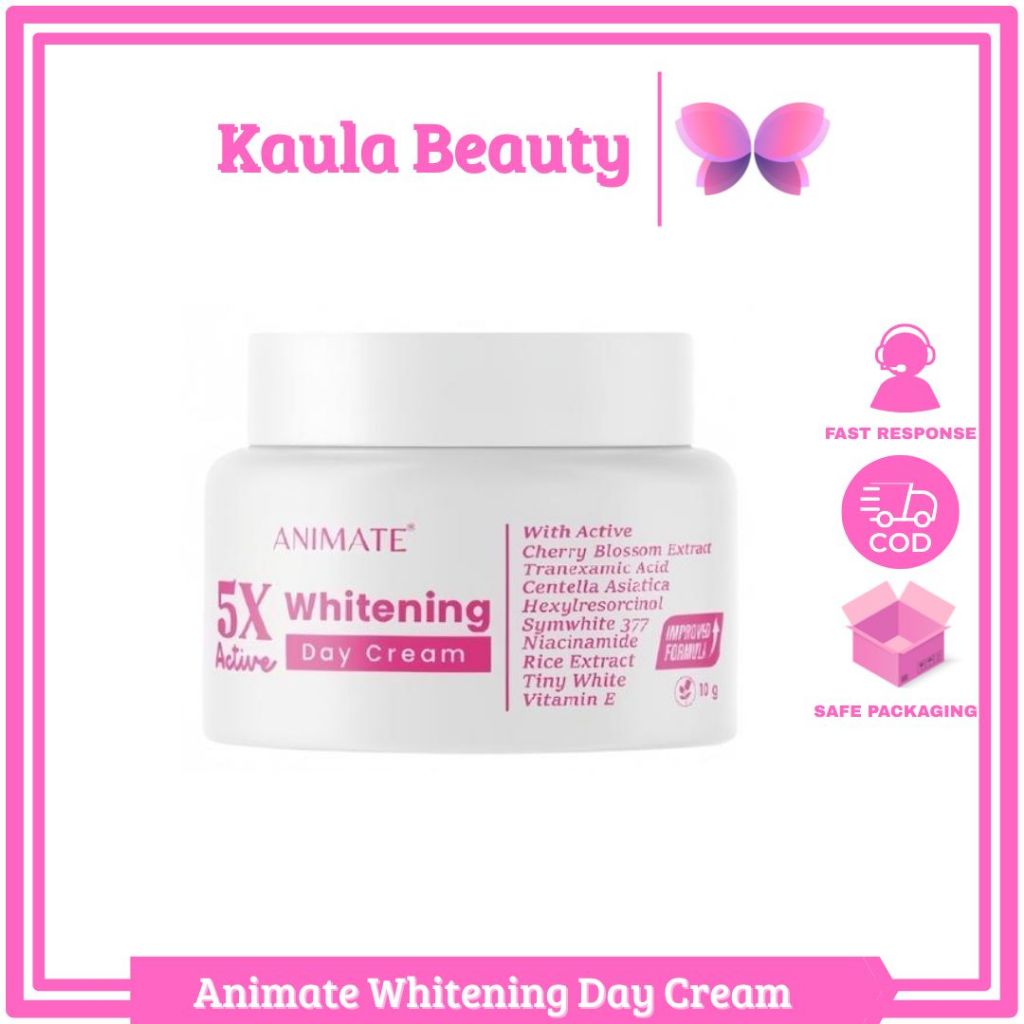 Jual Animate 5x Active Whitening Day Cream 10 gr / Cream Pagi Pencerah ...