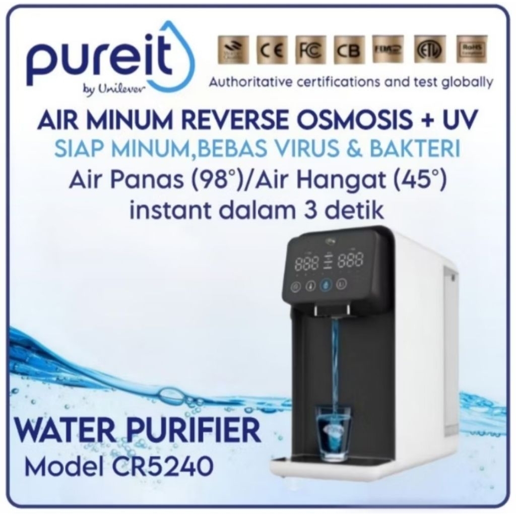 Jual UNILEVER PURE IT PUREIT CR5240 READYYYYY PEMURNI AIR REVERSE ...