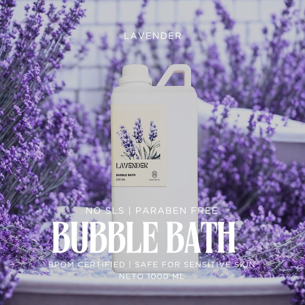 Jual Bubble Bath Sabun Mandi Busa Softouch 1000 ml No SLS Paraben Free ...