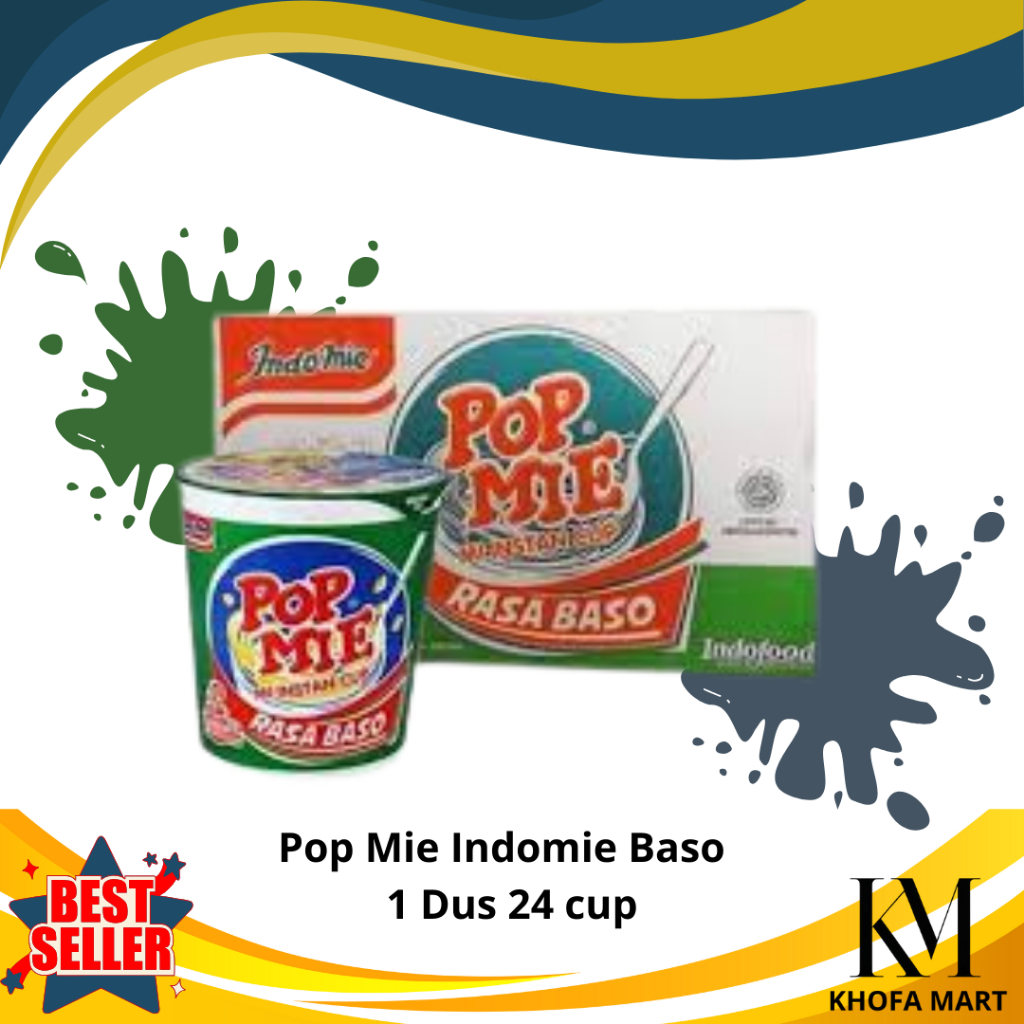 Jual POP MIE INDOMIE CUP RASA BASO | 1 DUS ISI 24 CUP | Khofa Mart ...