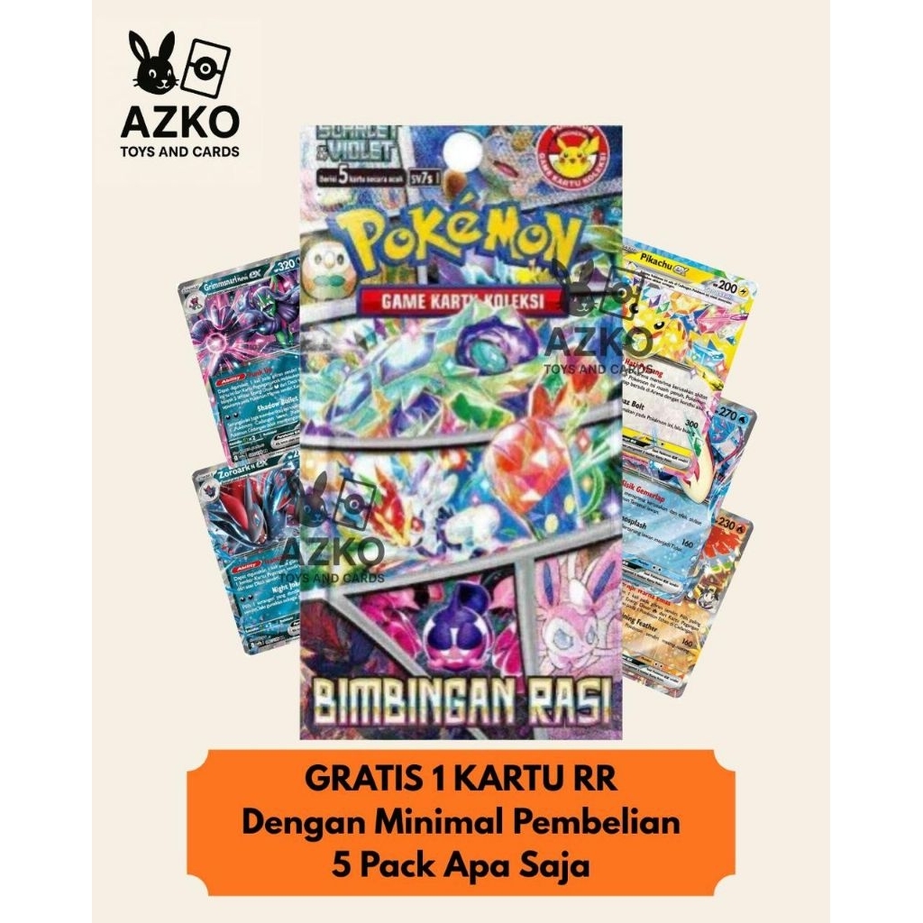 Jual Bimbingan Rasi Booster Pack - Pokemon TCG Indonesia | Shopee Indonesia