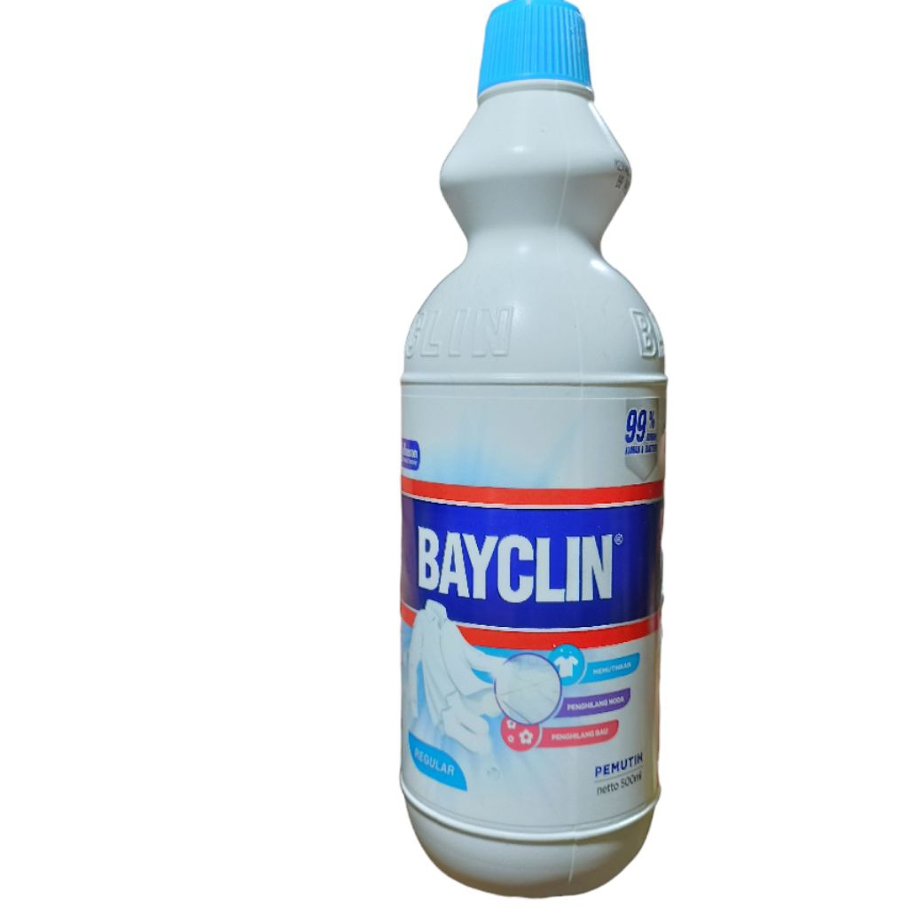 Jual Pemutih Pakaian Baju Bayclin 500ml Botol Plastik | Shopee Indonesia