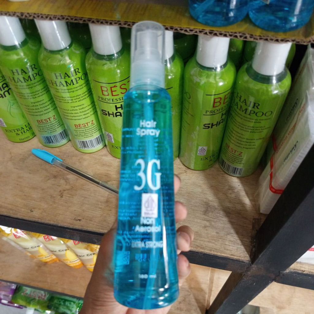Jual [3G] HAIR SPRAY/ EXTRA STRONG/ NON AEROSOL/ 180ML | Shopee Indonesia